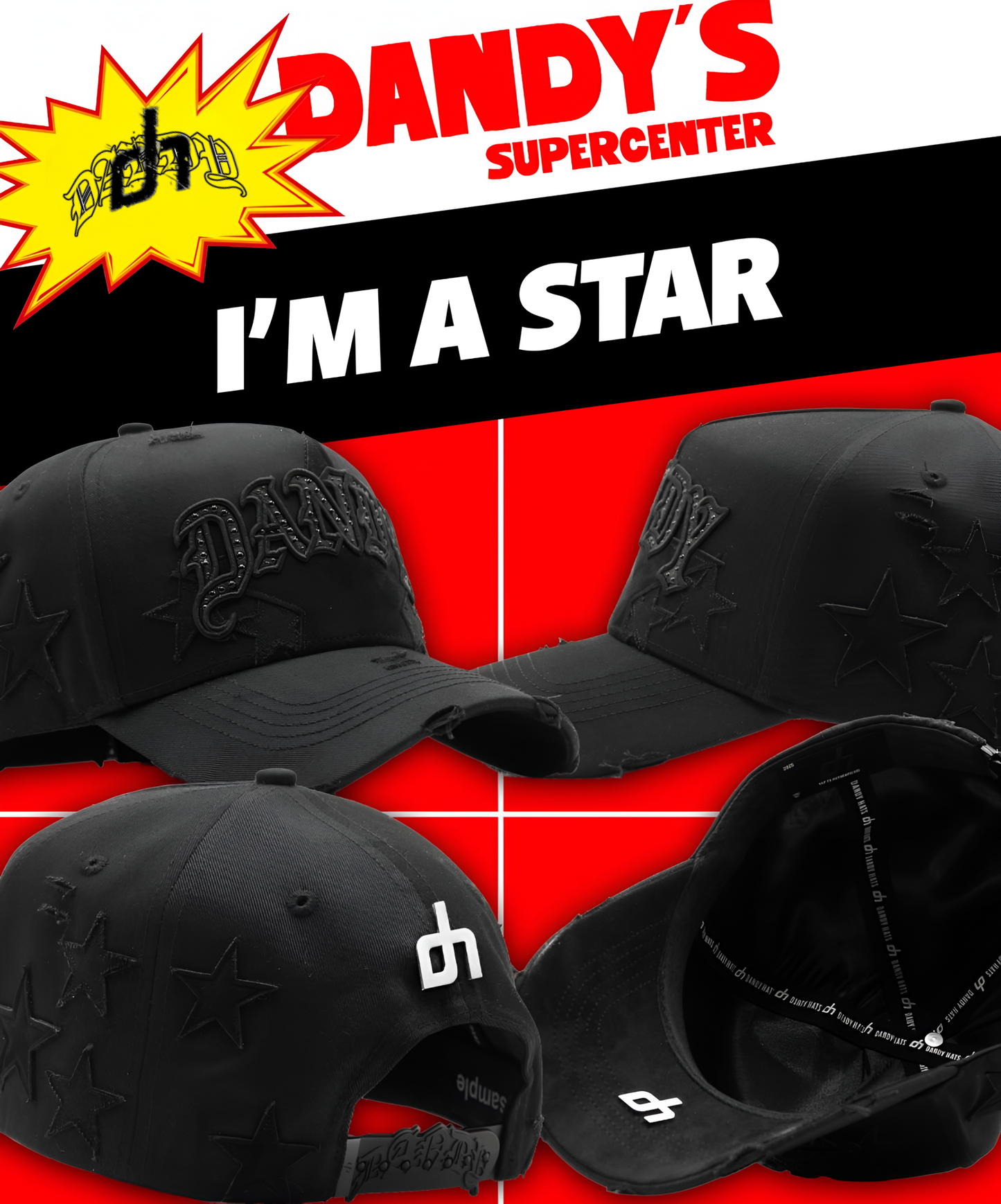 DANDY HATS “I’M A STAR” (PREVENTA) – 7hatsmx