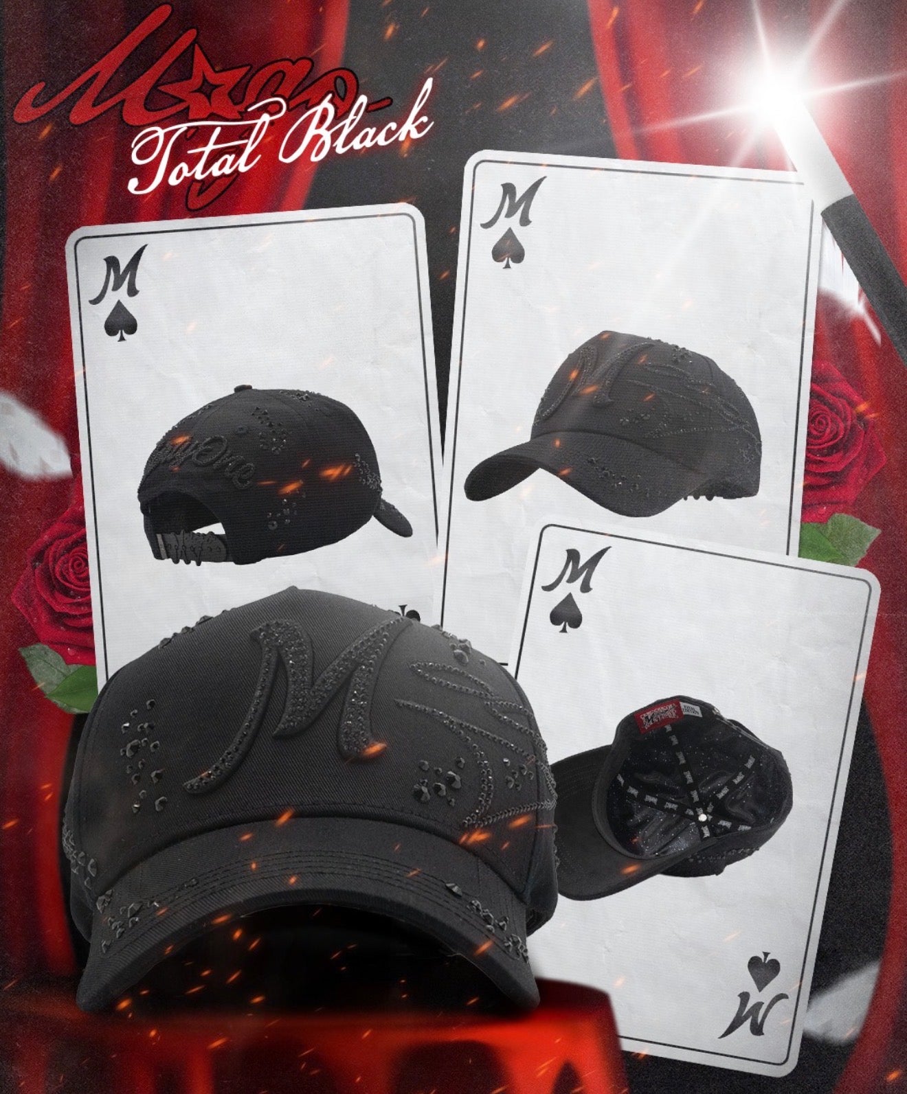 31 HATS “MAGO TOTAL BLACK” – 7hatsmx